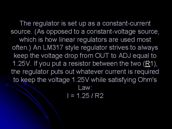 Purpose of Voltage Regulators A voltage regulator is