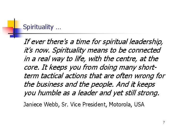 Leading with Wisdom Spiritualbased Leadership in Business Sixth