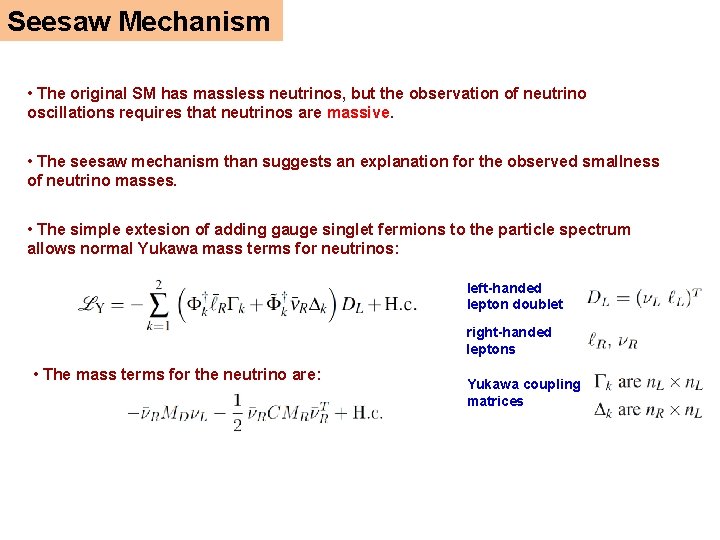 Calculation of absolute neutrino masses in the seesaw