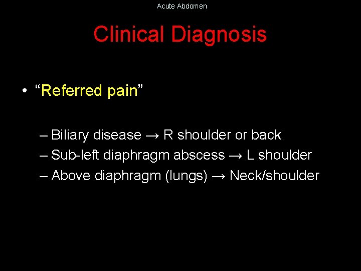Acute Abdomen Koray Topgl MD Prof Department of