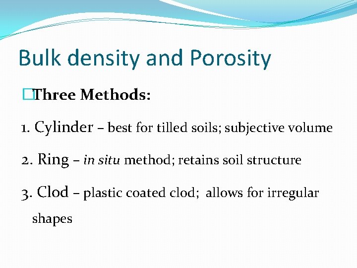 Lab 5 Soil Physics 1 Mechanical Analysis Textural