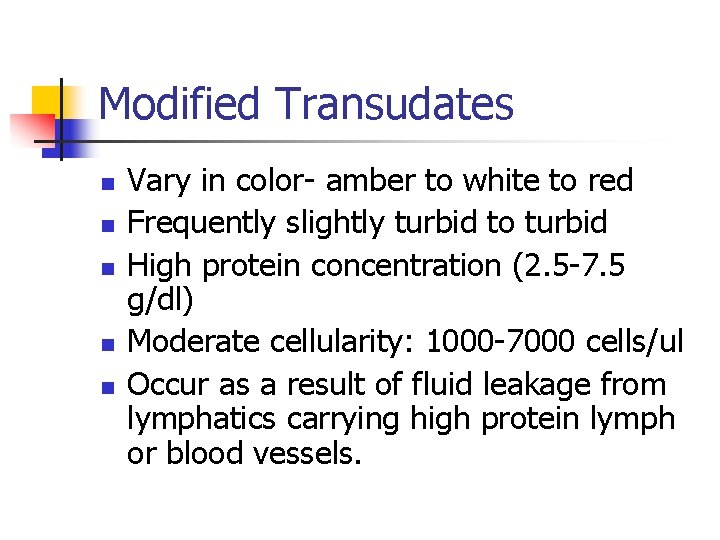 Abdominal and Thoracic Effusions Clinical Pathology Abdominalthoracic ...