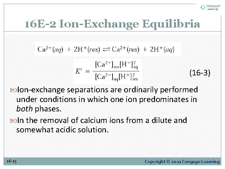 Introduction to Analytical Chemistry CHAPTER 16 AN INTRODUCTION