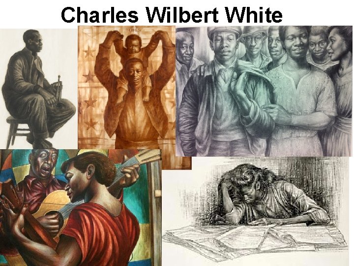 Charles Wilbert White 1918 1979 Paint is the