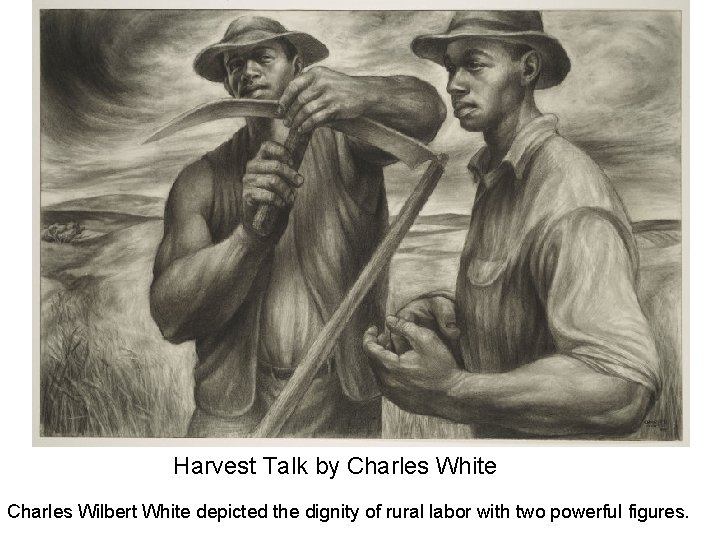 Charles Wilbert White 1918 1979 Paint is the