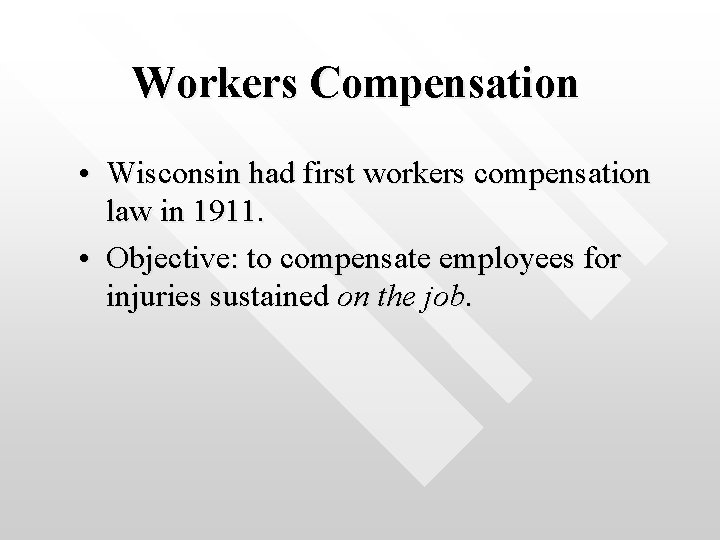 Mgmt 383 Chapter 15 Risk Management and Worker