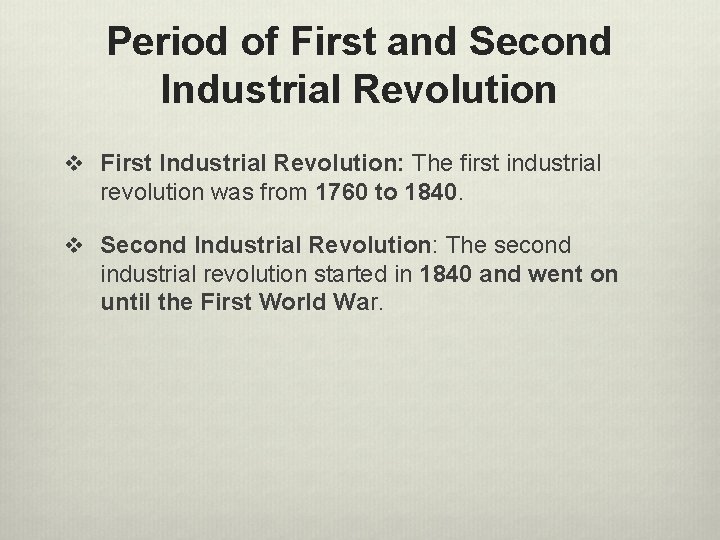 Industrial Revolutions Compare and contrast Shamma Al Muhairi