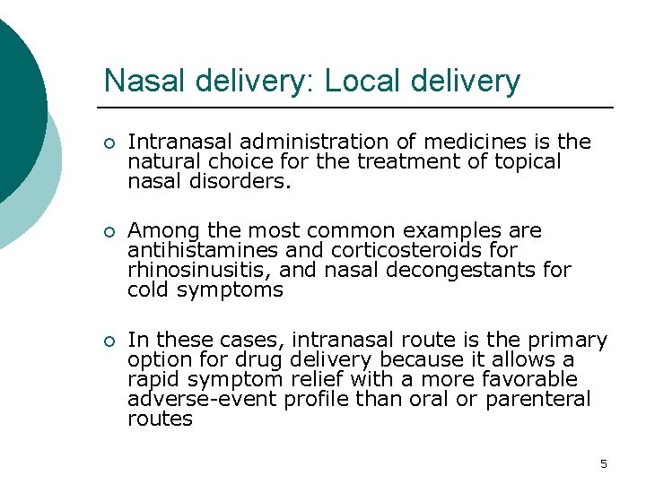 Nasal Drug Delivery Dr Mohammad Issa 1 Nasal