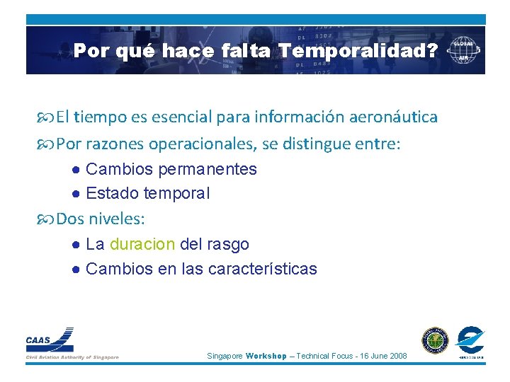 Temporalidad y Codificaciones Conceptos y Ejemplos Presentado por