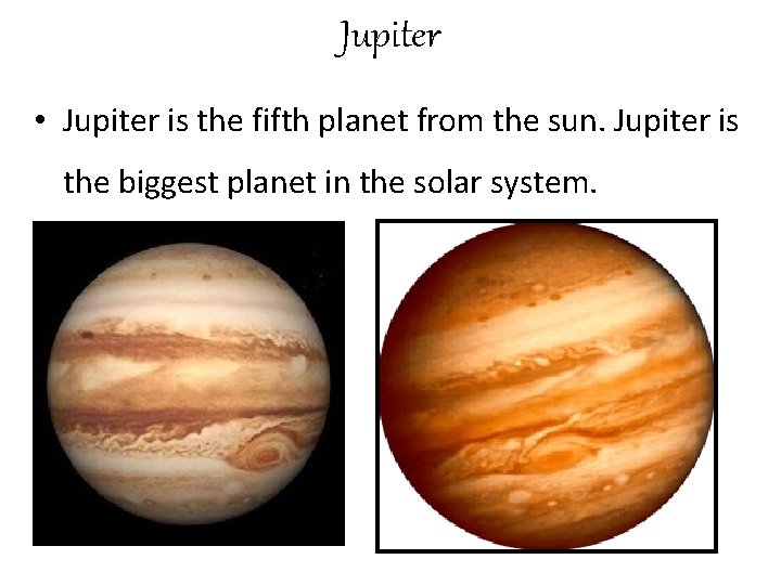 Solar system and earth directions Class II A
