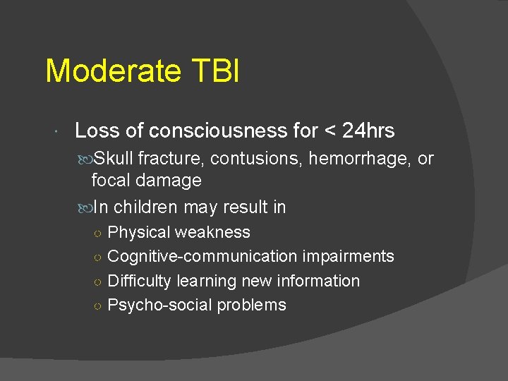 BRAIN INJURY 101 Definition Causes Incidence Judy L