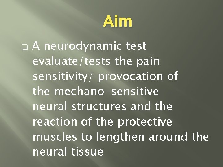 NEURAL STRUCTURES Outcomes Be familiar with the anatomy
