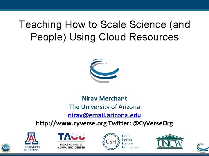 Teaching How to Scale Science and People Using