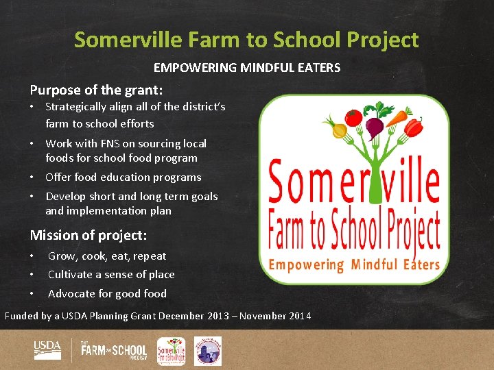 Funding Farm to School Danielle Fleury USDA Farm