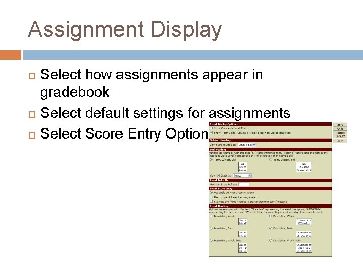 SKYWARD Secondary Gradebook FAQs Special Codes If the
