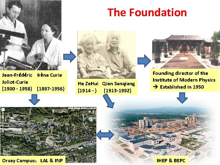 SinoFrench Collaboration on NuclearParticle Physics History and Michels