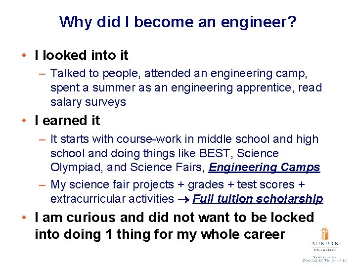 Why become an Engineering as a helping profession