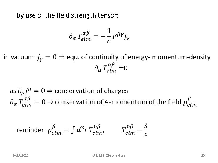 Einsteins Theory of Relativity 3 Electrodynamics Ulrich R