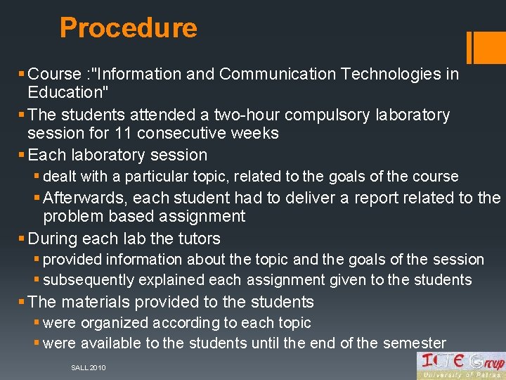 Impact of Moodle usage practices on students performance