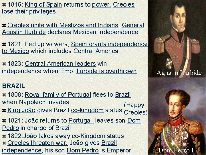 NATIONALISM REVOLUTIONS IN LATIN AMERICA Why were nationalist