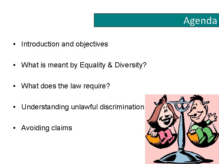Diversity and Equality Paul Menham a Introduction and