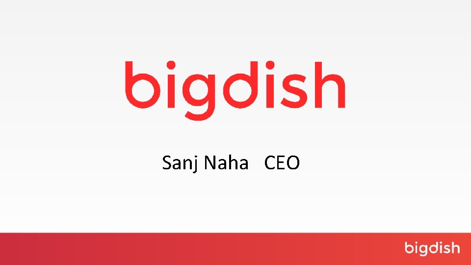 Sanj Naha CEO The UK Restaurant Landscape 2018