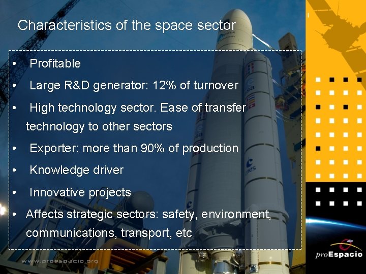 The Spanish space industry Pro Espacio foundation Spanish