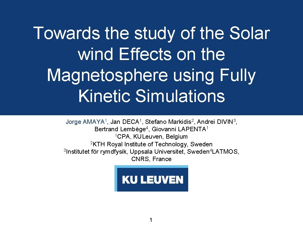 Towards the study of the Solar wind Effects