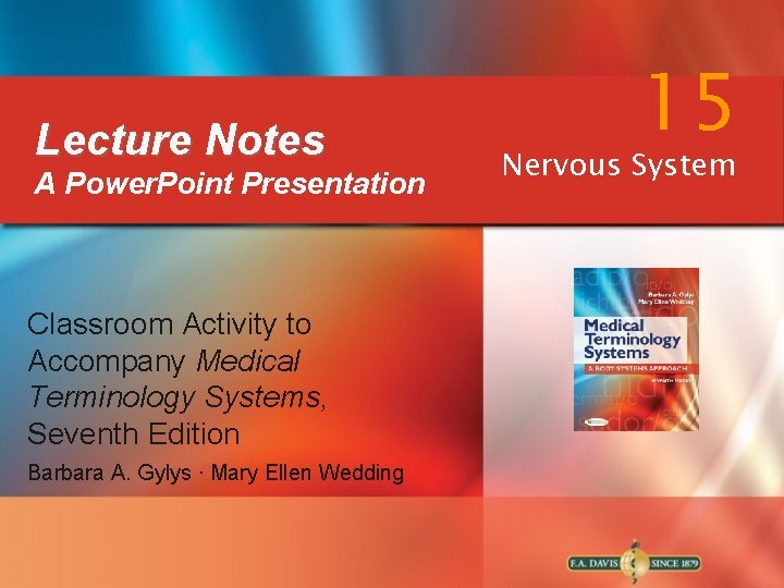 Lecture Notes A Power Point Presentation Classroom Activity