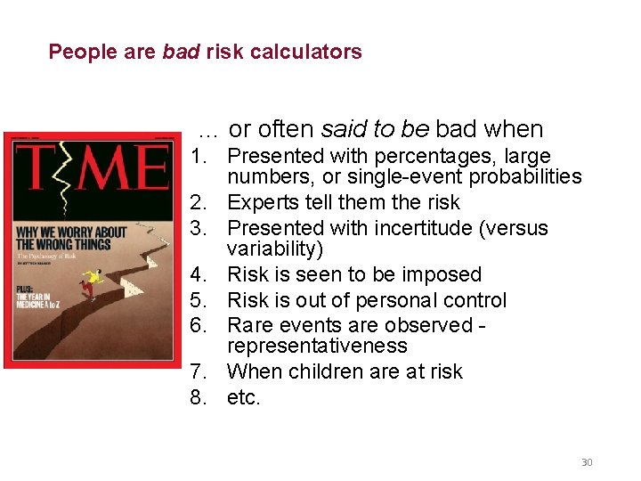 Presentation 1 Risk Uncertainty and the Public Sector