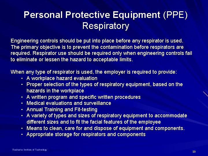 Personal Protective Equipment PPE 29 CFR 1910 Subpart