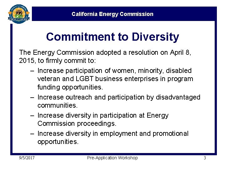California Energy Commission Alternative and Renewable Fuel and