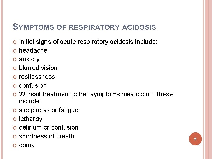 CLINICAL CORRELATION OF RESPIRATORY ACIDOSIS 1 Dr Shumaila