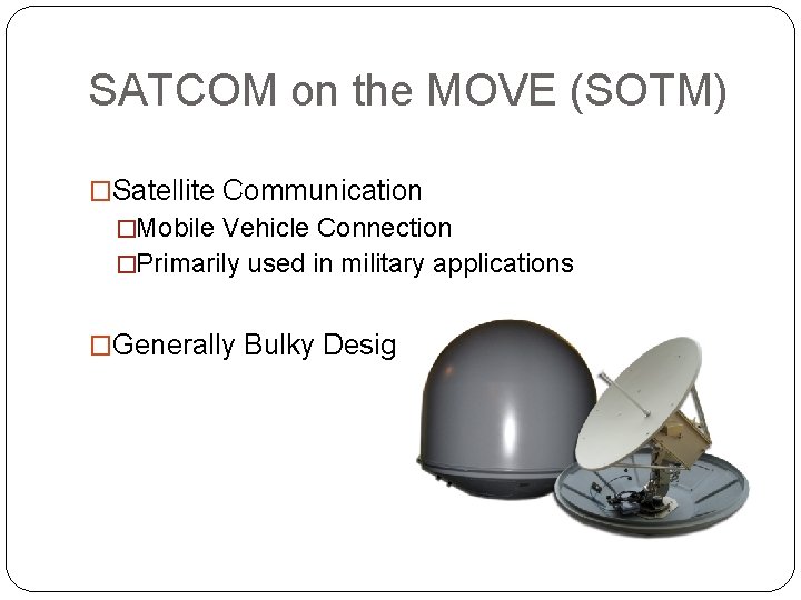 Advisors Dr Katz and Dr Chang SATCOM on