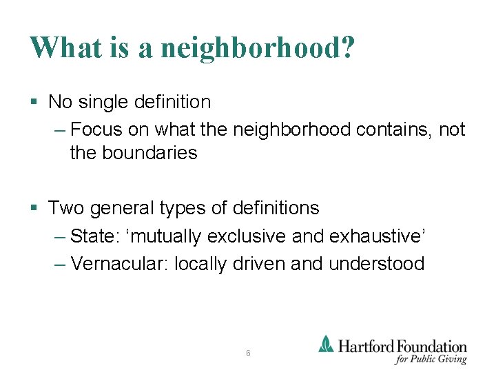 Do suburbs have neighborhoods 1 Who are we