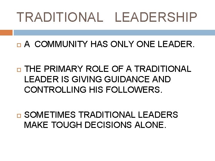 LEADERSHIP THEORIES ELEMENTS AND CHARACTERISTICS BY DR GRACE