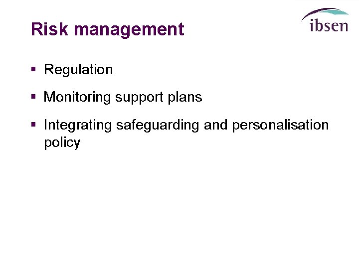 Individual Budgets and the future of adult social