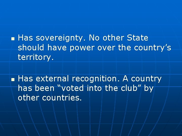 WHAT IS A NATIONSTATE Vocabulary n n Nation