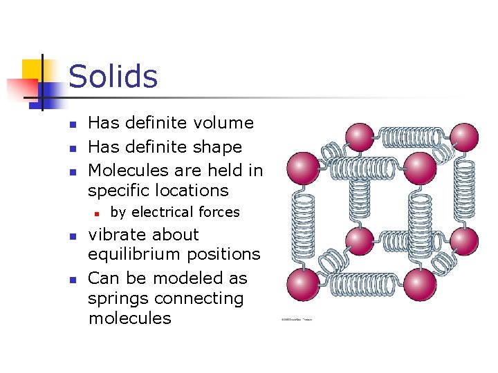 States of Matter n n Solid Liquid Gas