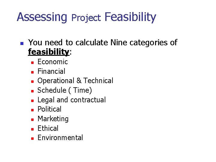 Project Feasibility Studies By Engr Dr Attaullah Shah