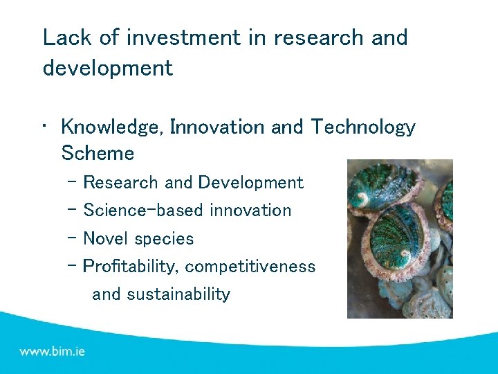 Proposed Aquaculture Measures Catherine Morrison Context SWOT analysis
