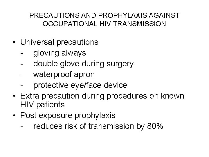 HIVAIDS AND TRAUMA TAOLE MOKOENA MBCh B Natal