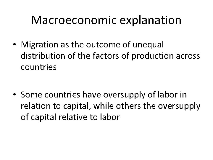 Economics of International Migration 2 Jan Brzozowski Ph