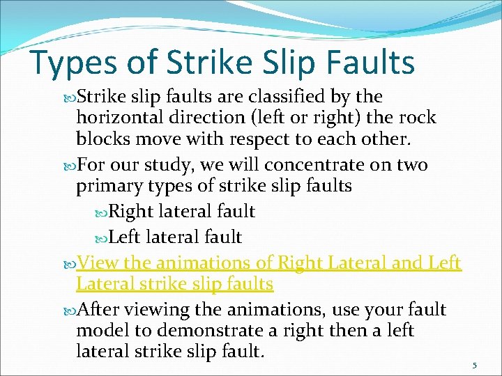 What are the categories and types of faults