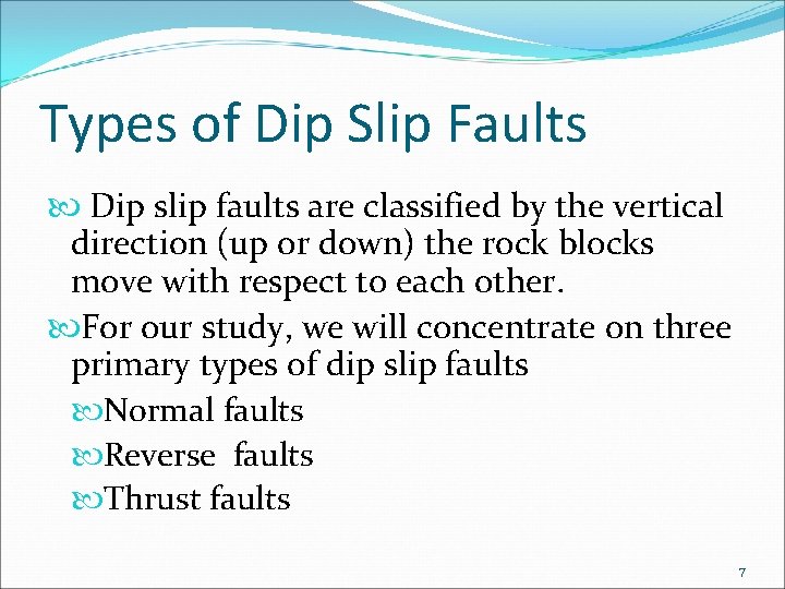What are the categories and types of faults
