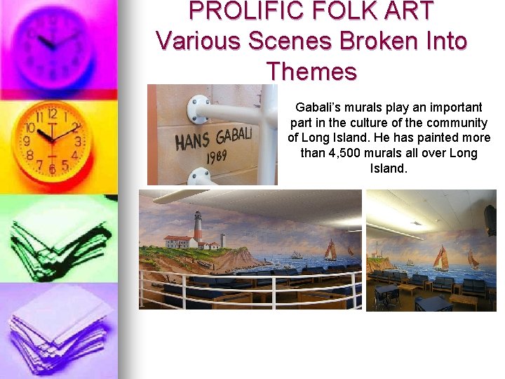 FALL 654 THE MURALS OF HANS GABALI A