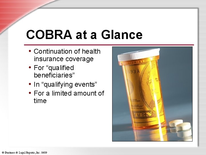 COBRA and HIPAA What Supervisors Need to Know
