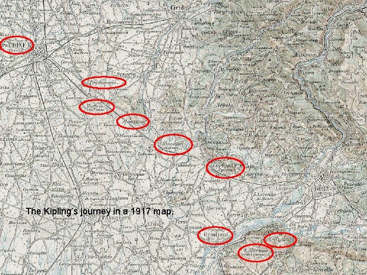 Reporter di guerra Kipling in Friuli hystorical tour