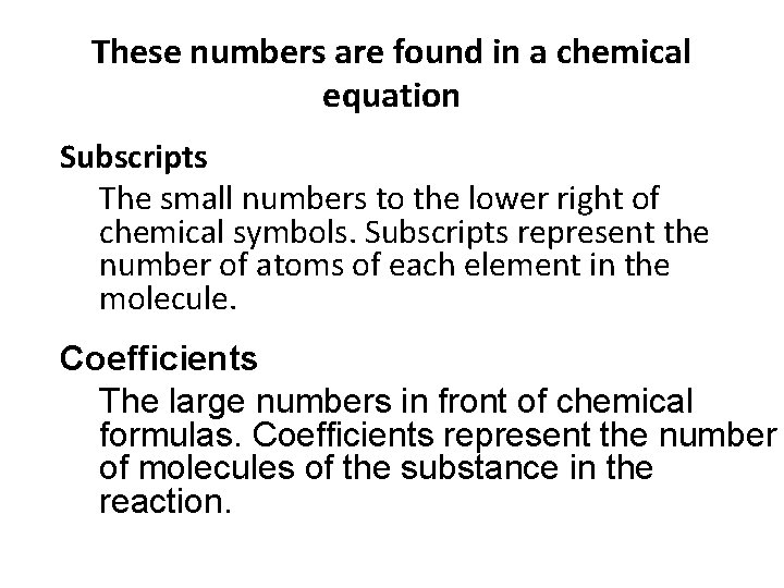 The Language of Chemistry Matter Symbols Formulas Chemical