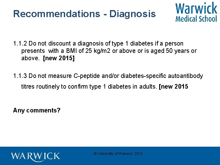 Type 1 diabetes in adults diagnosis and management